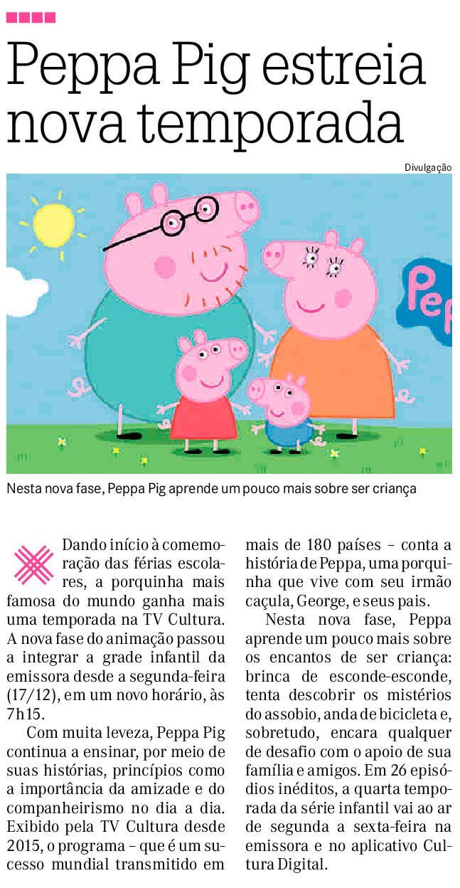 Peppa Pig estreia nova temporada - A Crítica - Trama Peppa Pig estreia nova temporada - A Crítica - Trama