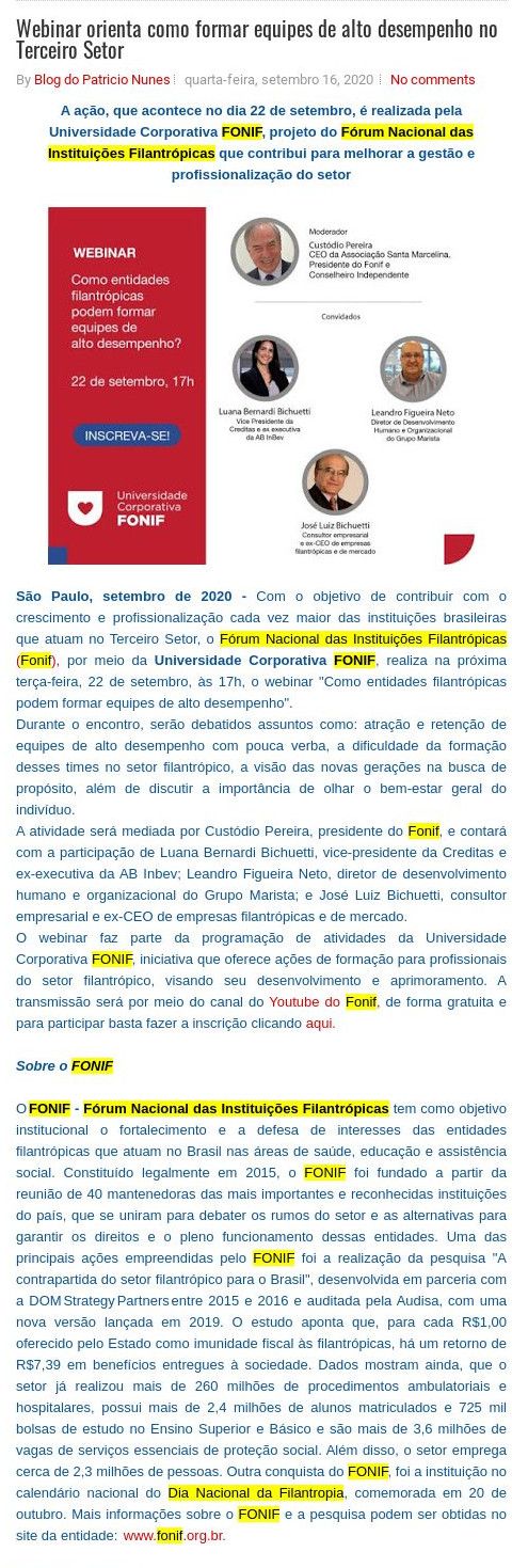 Webinar orienta como formar equipes de alto desempenho no Terceiro ... Webinar orienta como formar equipes de alto desempenho no Terceiro ...